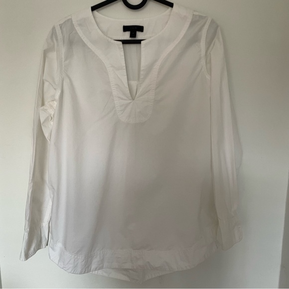 J. Crew | Tops | J Crew Womens Tunic In Cotton Poplin | Poshmark